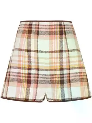 Zimmermann Matchmaker Check Dance Shorts