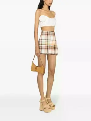 Zimmermann Matchmaker Check Dance Shorts