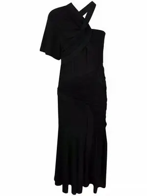 Stella McCartney Single-sleeve Midi Dress