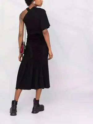 Stella McCartney Single-sleeve Midi Dress