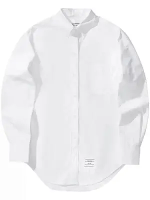 Thom Browne Long-sleeve Button-fastening Shirt - White