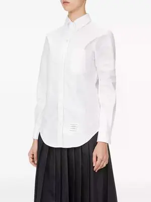 Thom Browne Long-sleeve Button-fastening Shirt - White