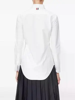 Thom Browne Long-sleeve Button-fastening Shirt - White