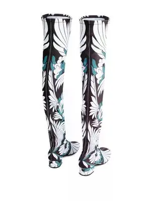 La DoubleJ Edie Graphic-print Boots