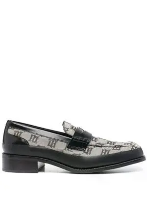MISBHV Monogram-print Penny Loafers