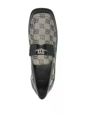 MISBHV Monogram-print Penny Loafers