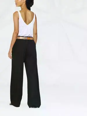 Vince Pleat-front Straight-leg Trousers
