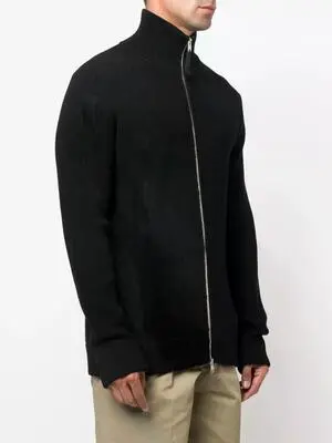 MAISON MARGIELA Ribbed Zip-up Cardigan