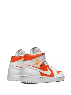 JORDAN Air 1 Mid Se Bright Citrus Sneakers - White