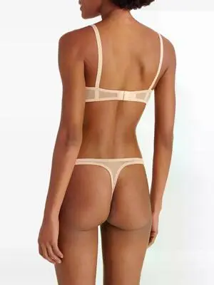 ERES Promesse Sheer Mesh Tanga Briefs - Neutrals