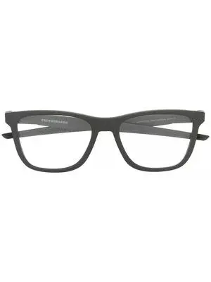 Oakley Matte-finish Square-frame Glasses - Grey
