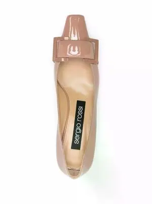 SERGIO ROSSI Sr Twenty Buckle-detail 60mm Pumps