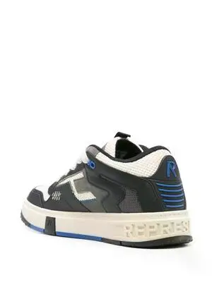 REPRESENT Panelled Leather Sneakers - Black