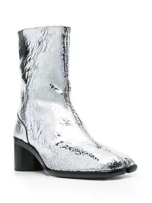 MAISON MARGIELA Tabi Broken Mirror Ankle Boots