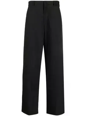 Prada Logo-patch Wide-leg Trousers