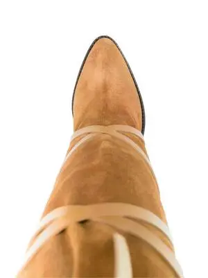 Isabel Marant Étoile Lace-up Suede Knee-high Boots