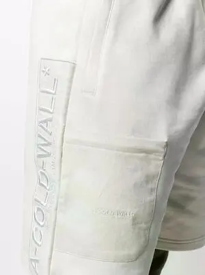 A-COLD-WALL* Embroidered Logo Track Shorts - Neutrals