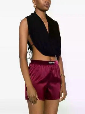 TOM FORD Stretch-silk Shorts