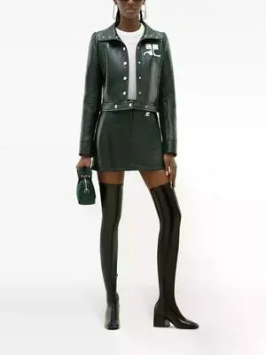 COURREGES Reedition Vinyl Jacket - Green
