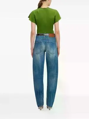 Victoria Beckham Twisted High-rise Jeans