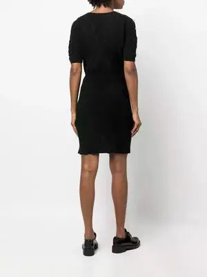 FERRAGAMO Micro-pleated Midi Dress