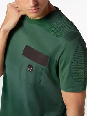 Philipp Plein Logo-appliqué Cotton T-shirt - Green