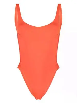TWINSET Side-straps Detail One-piece - Orange