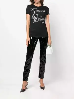 Philipp Plein Super-high Waisted Biker Trousers