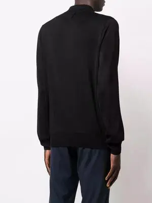 BILLIONAIRE Polo Jumper - Black