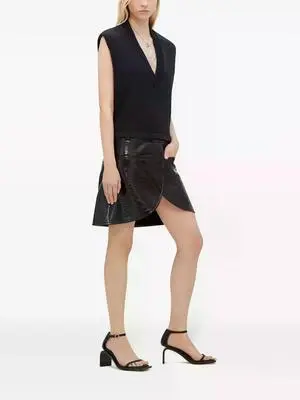 COURREGES Varsity Logo-appliqué Vest