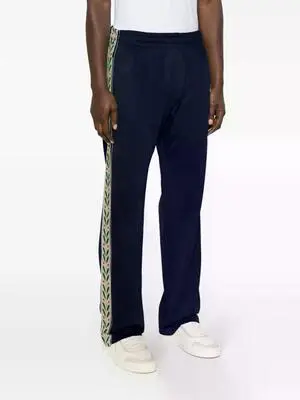 Casablanca Heart Monogram Velvet Track Pants