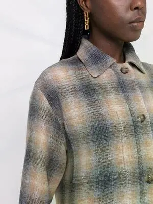 Seventy Check Belted Coat