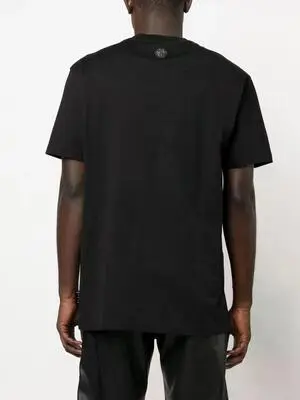 Philipp Plein Logo-appliqué Cotton T-shirt - Black