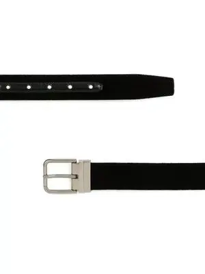 Dolce & Gabbana Buckled Velvet Belt