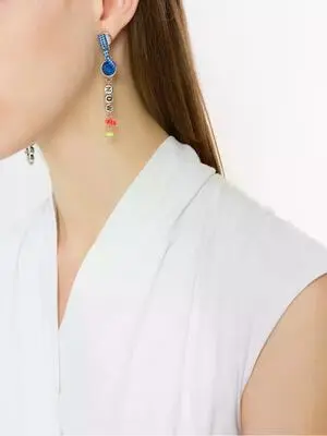 AMIR SLAMA Peace Now Mismatched Earrings