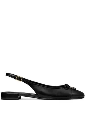 Tory Burch Leather Ballerina Shoes