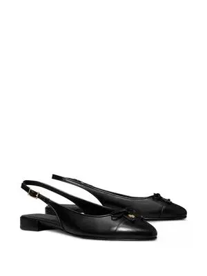 Tory Burch Leather Ballerina Shoes