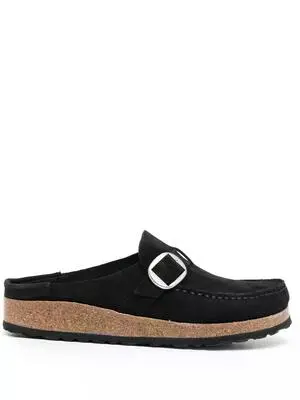BIRKENSTOCK Closed-toe Suede Mules