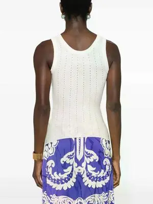 Etro Pointelle-knit Top