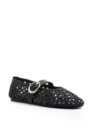 STUART WEITZMAN Woven Ballet Flats