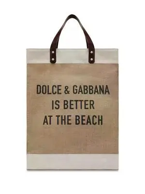 Dolce & Gabbana Logo-print Tote Bag
