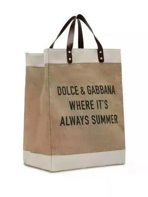 Dolce & Gabbana Logo-print Tote Bag