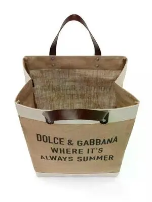 Dolce & Gabbana Logo-print Tote Bag