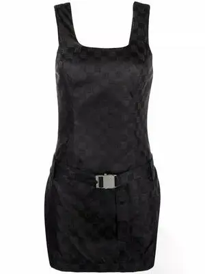 MISBHV Monogram Jacquard Mini Dress