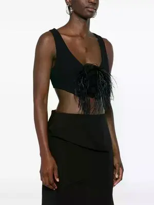 Moschino Floral-appliqué Sleeveless Top