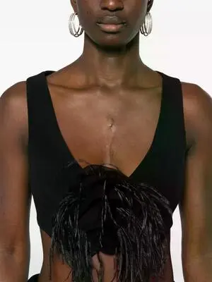 Moschino Floral-appliqué Sleeveless Top