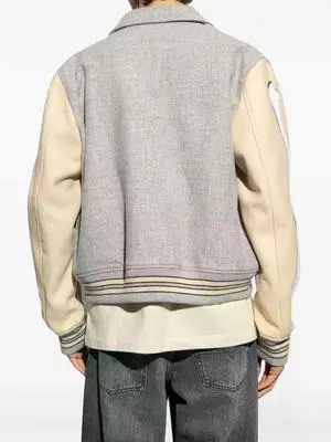 Amiri Contrasting-sleeve Bomber Jacket