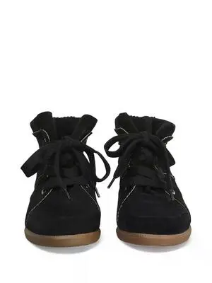 Isabel Marant Étoile Bobby Wedge Sneakers - Black