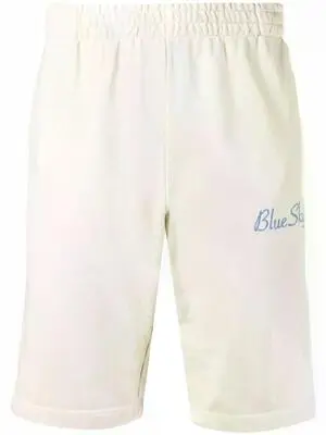 BLUE SKY INN Logo-embroidered Cotton Shorts