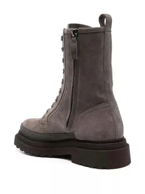 Brunello Cucinelli Monili-detail Suede Boots